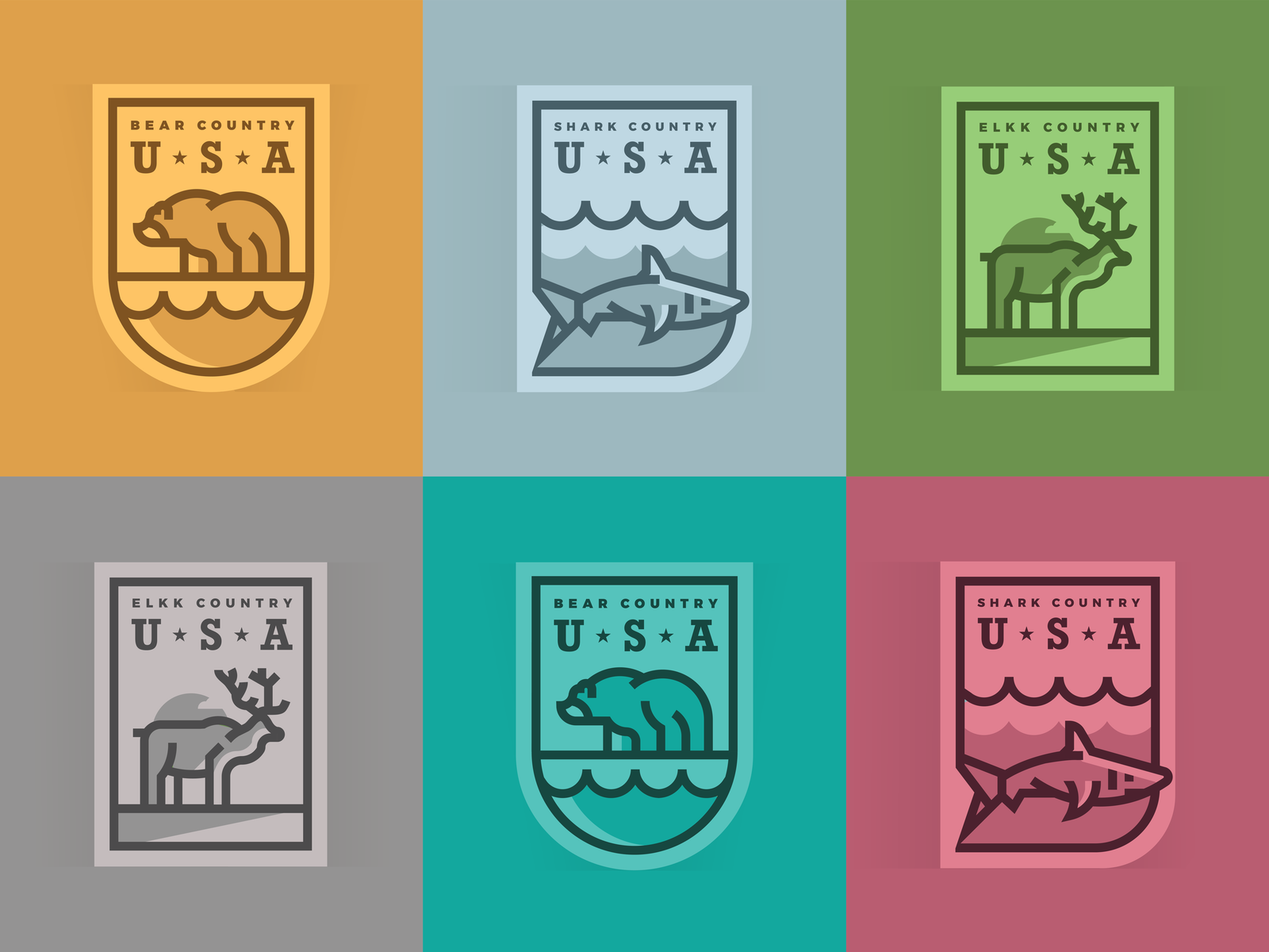 Patch Design Series by Darren Pollock on Dribbble