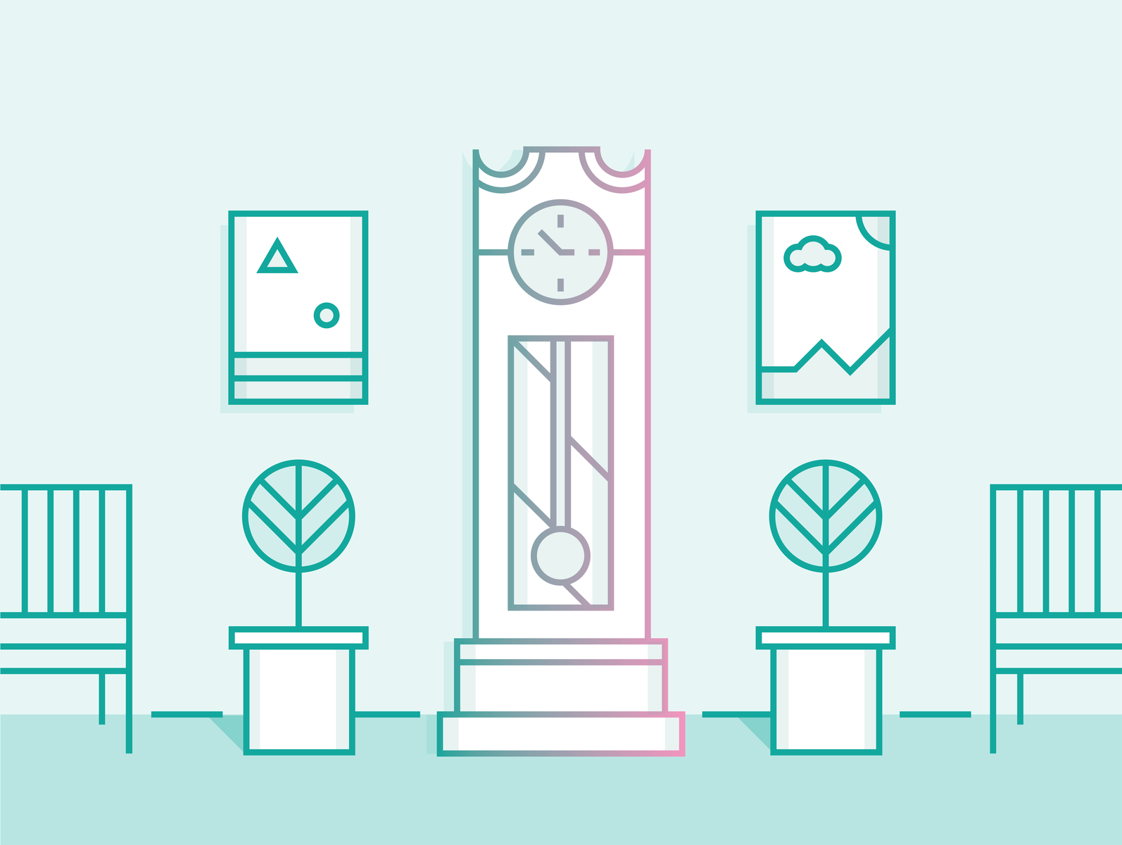 Grandfather Clock by Darren Pollock on Dribbble