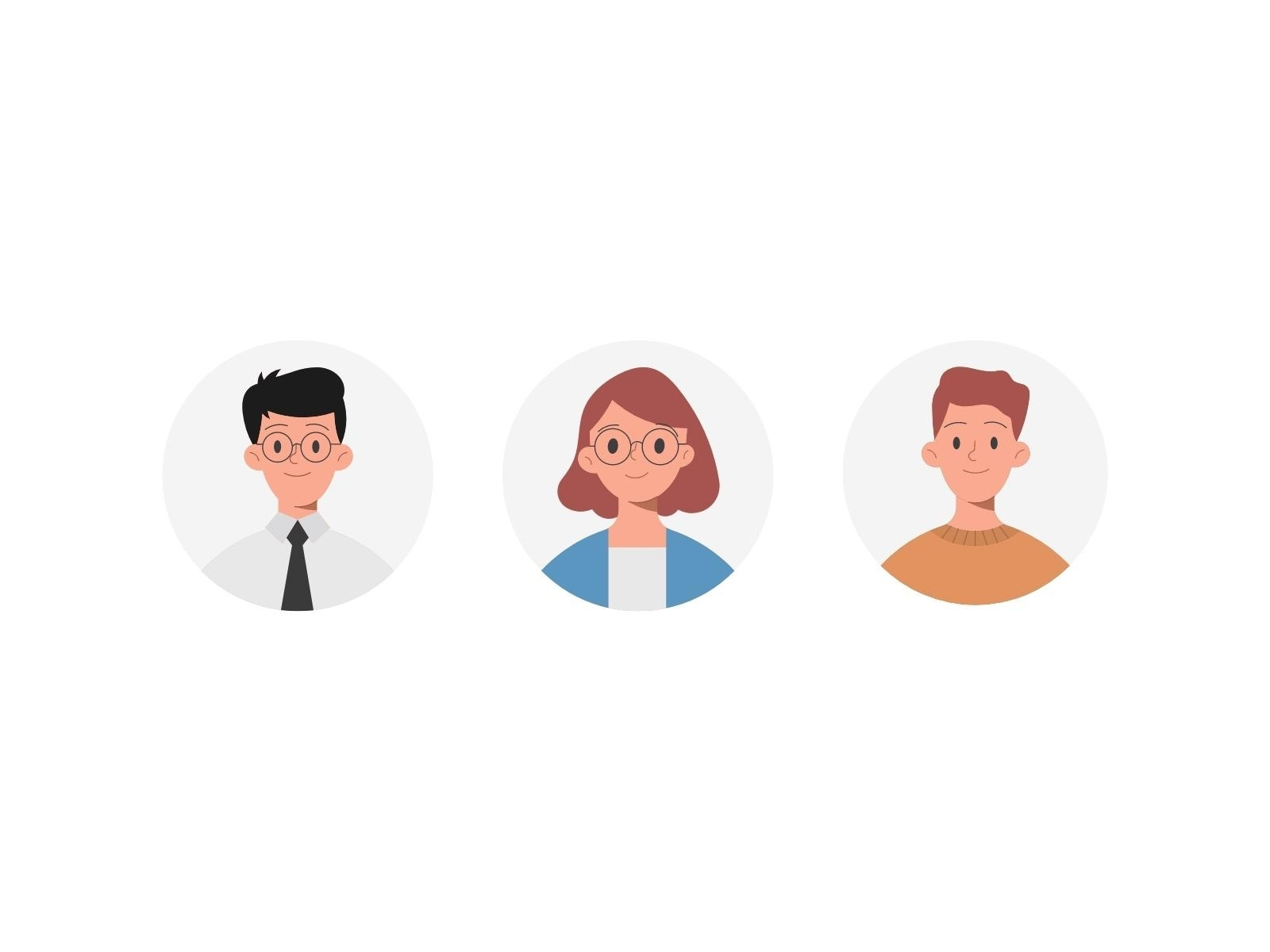 People illustration by itim2101 on Dribbble