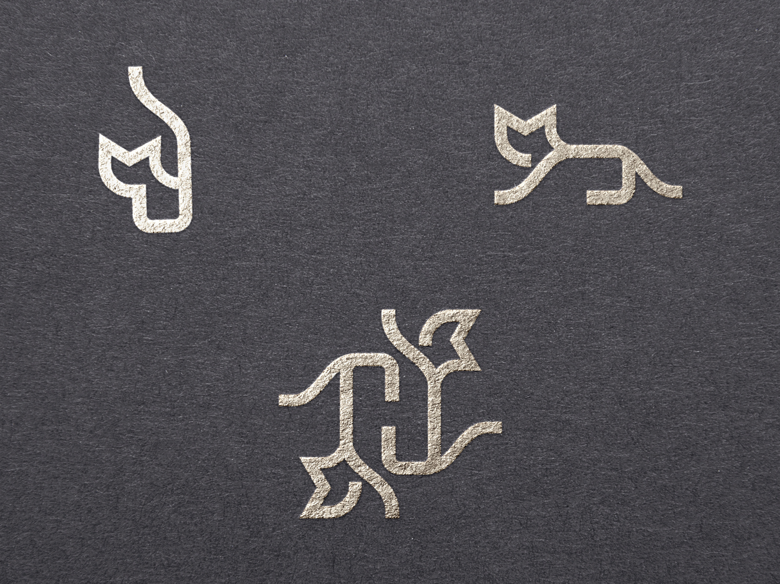 cat & Initials H by Lontong Studio on Dribbble