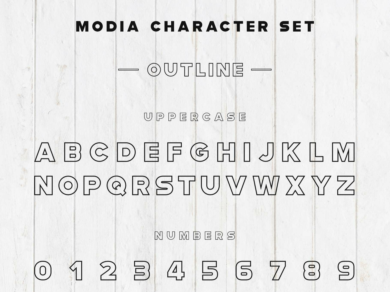 Modia Font Family – Sans Serif – Outline 1 by Robin Campistron on Dribbble