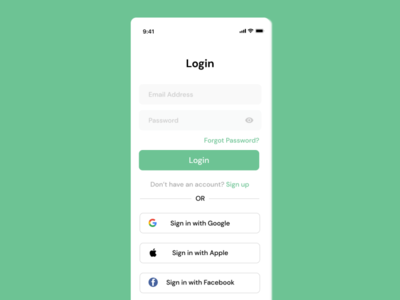 Log in by Anandu Suresh on Dribbble