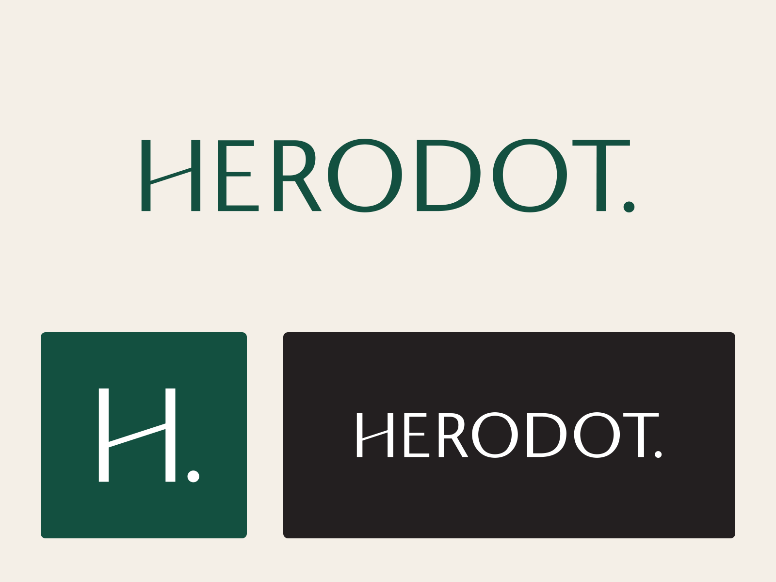 Herodot Logo Design, Branding, Visual Identity by Thierry Guidicelli on Dribbble