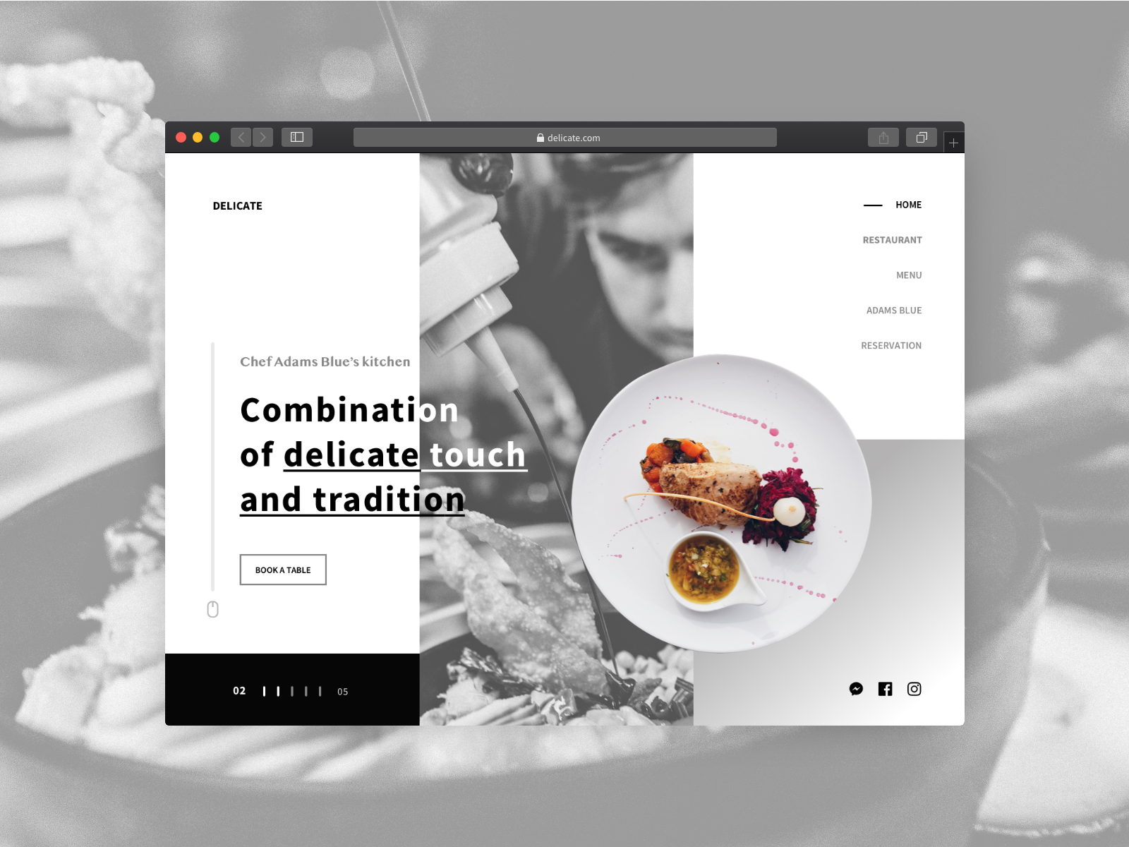 Restaurant - Visual Concept by Deividas Stančikas on Dribbble