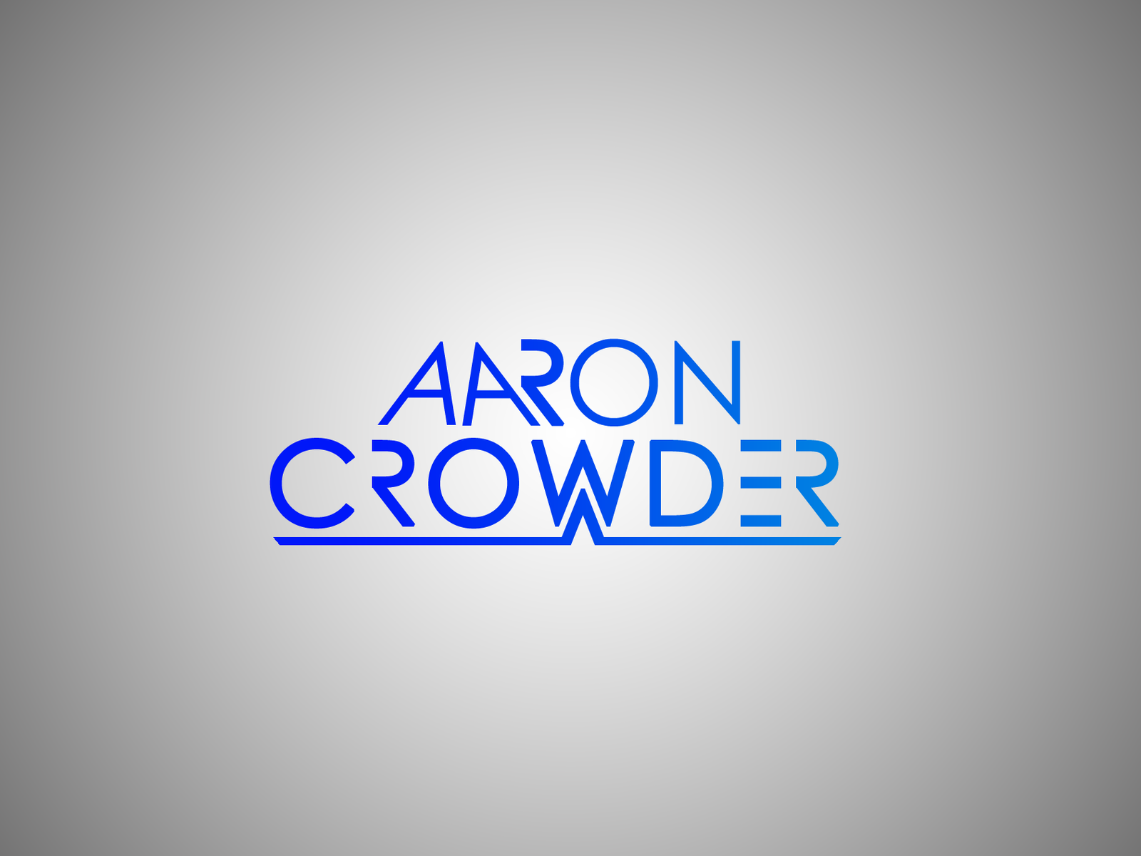 Aaron Crowder Logo Concept by Ziad Khaled on Dribbble