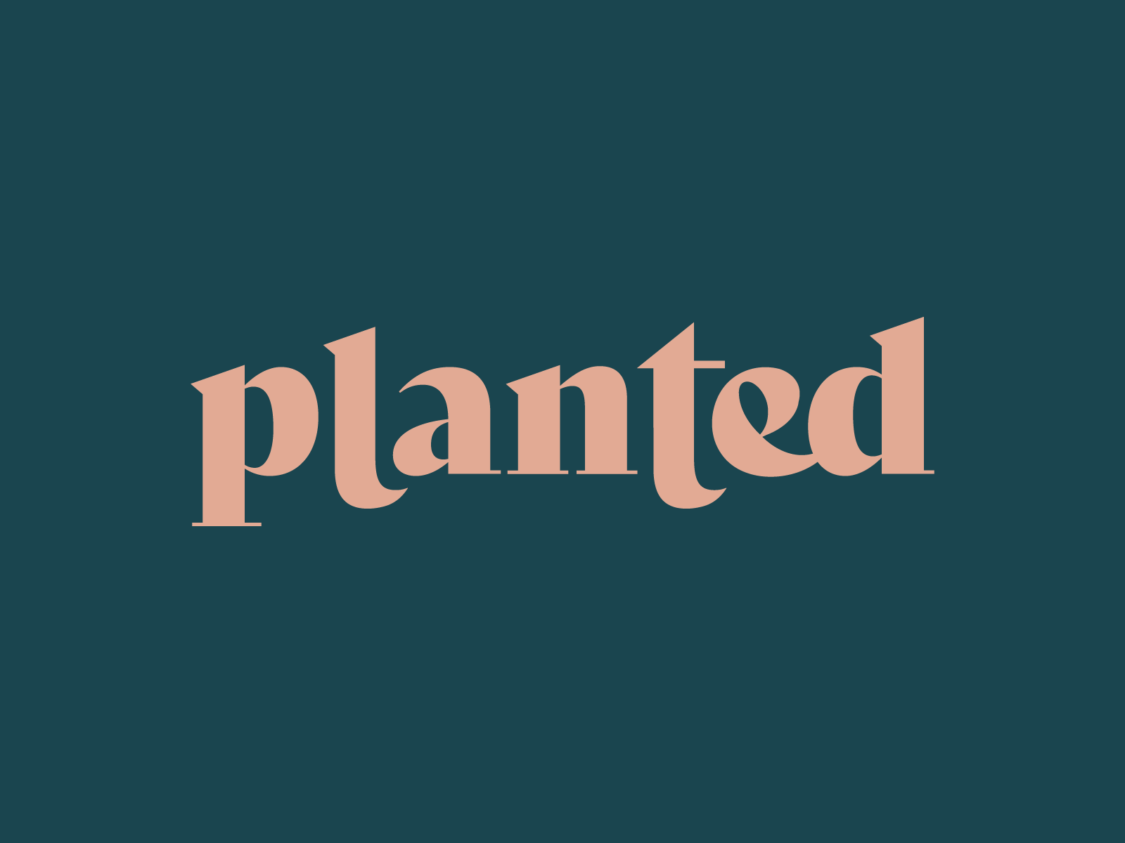 Planted Logo by Michelle on Dribbble