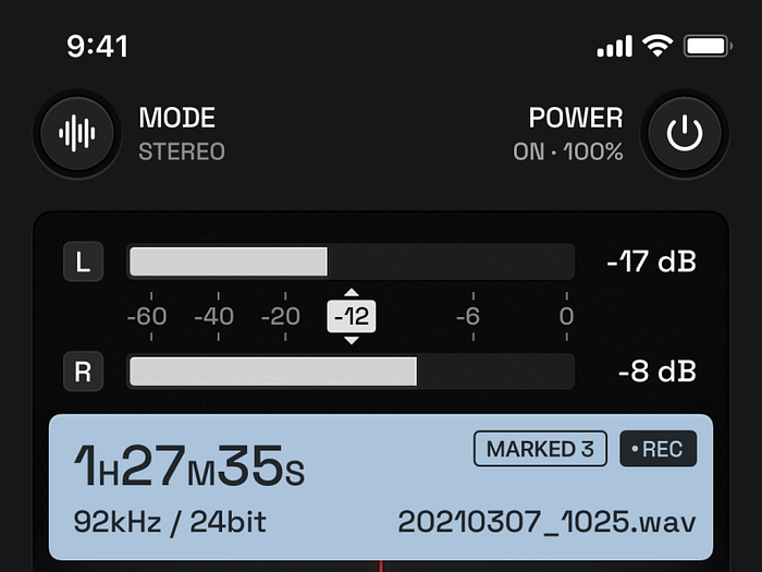 Voice Recorder 2 by yuhang on Dribbble