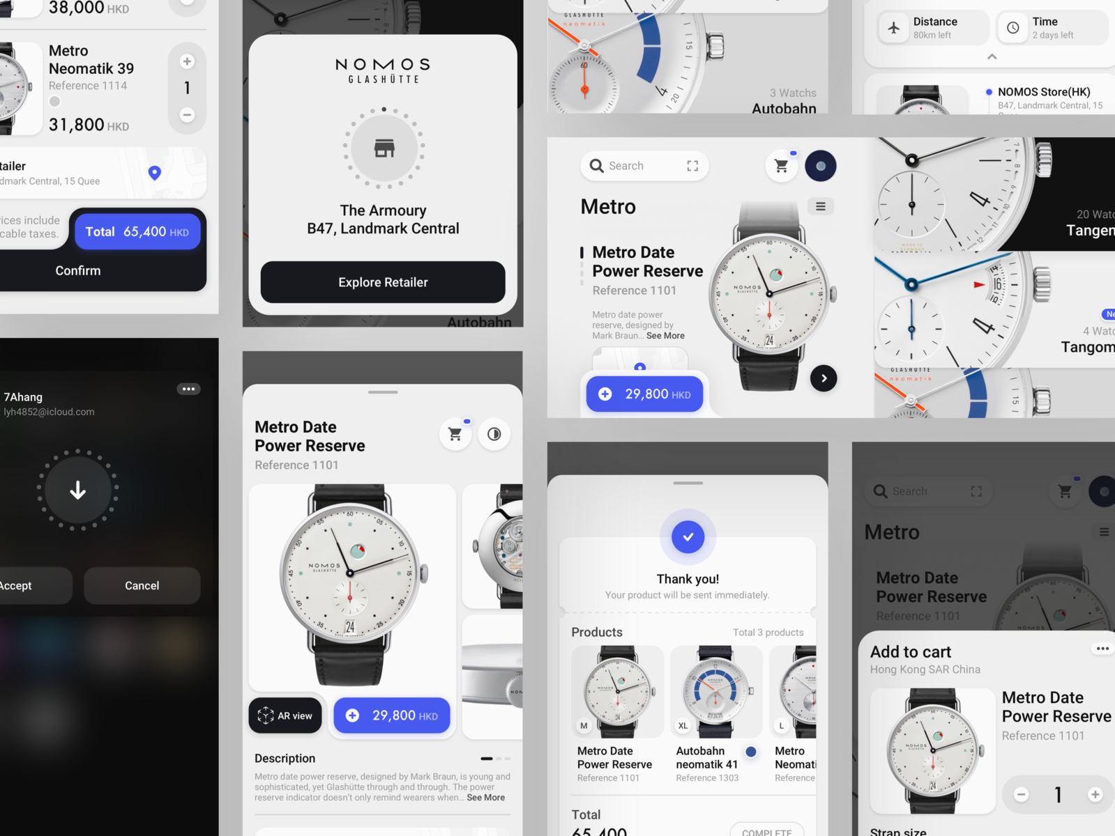 Watch Store Concept Application by yuhang on Dribbble
