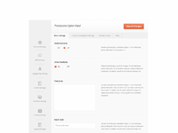 Options Ui by wptitans on Dribbble