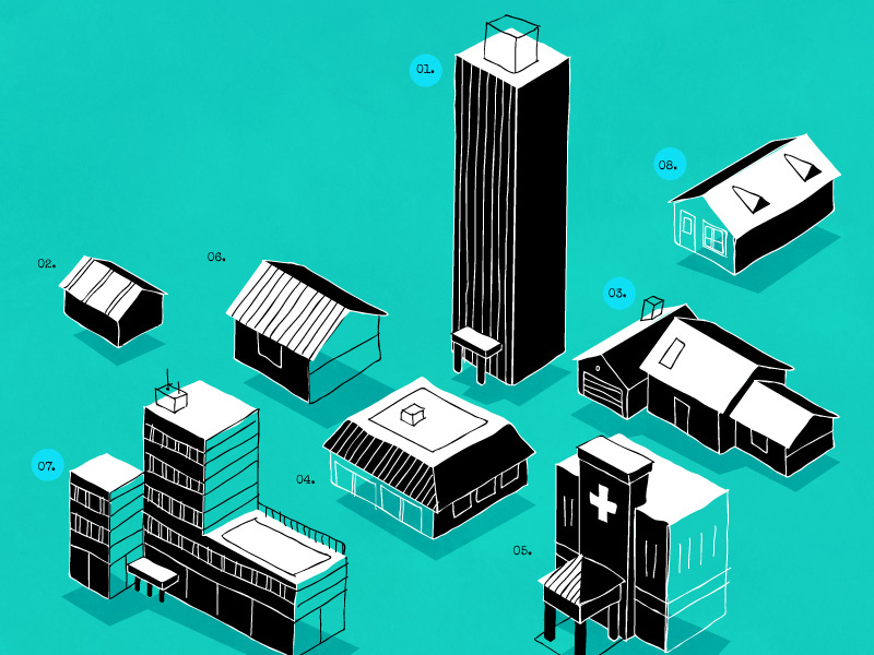 Graphic Design Buildings