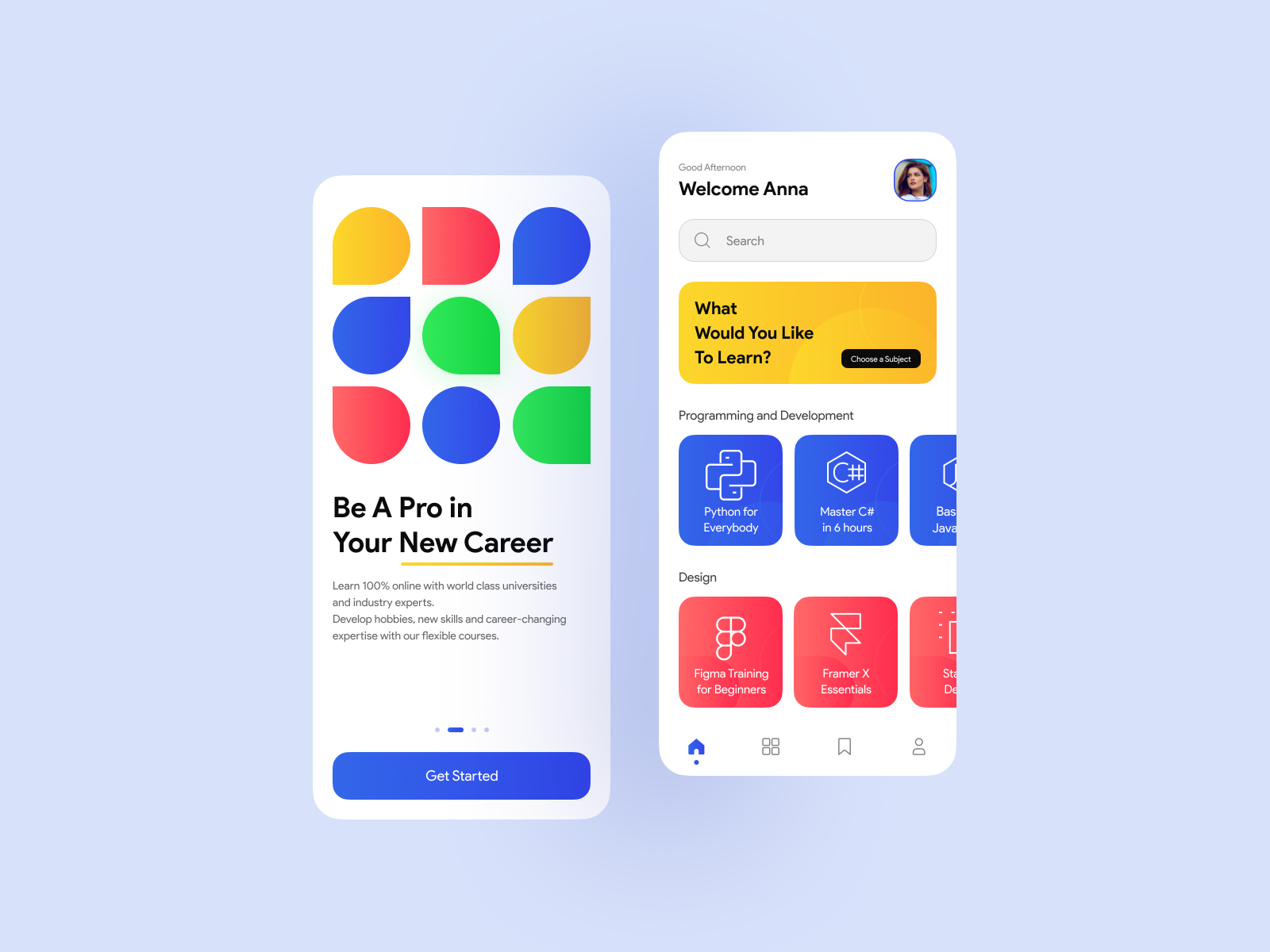 Pro-Learn App by Mahdi Moshtaqi 💎 on Dribbble