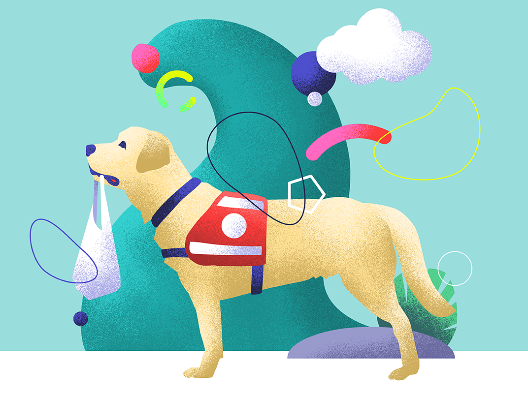 assistance dog 2 by TILOGO on Dribbble