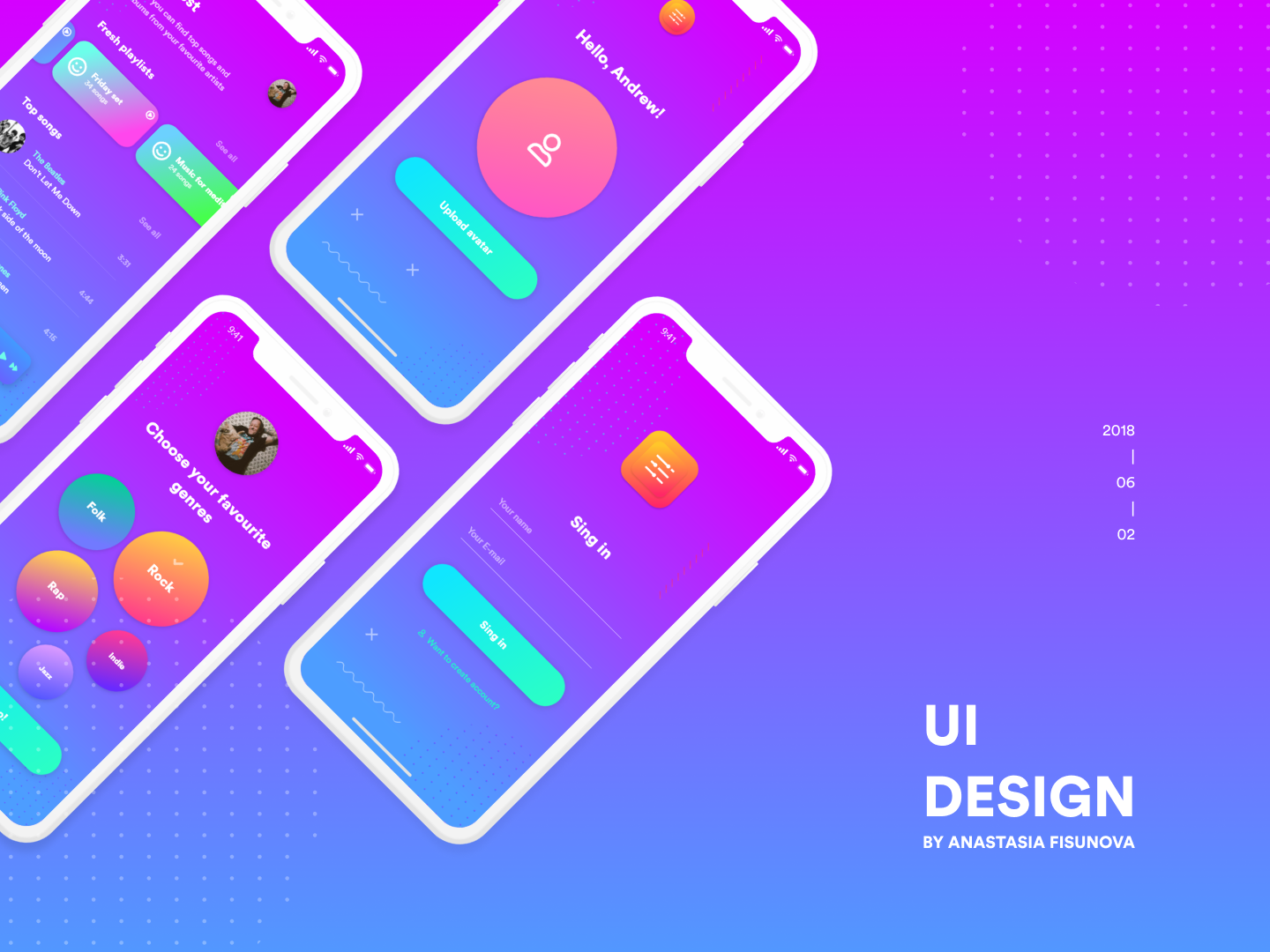 UX/UI Design - Mobile App by Anastasia Fisunova on Dribbble