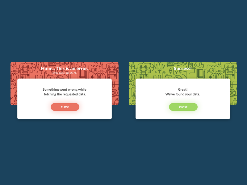 Popup Message By Florian On Dribbble popup-message-by-florian-on-dribbble