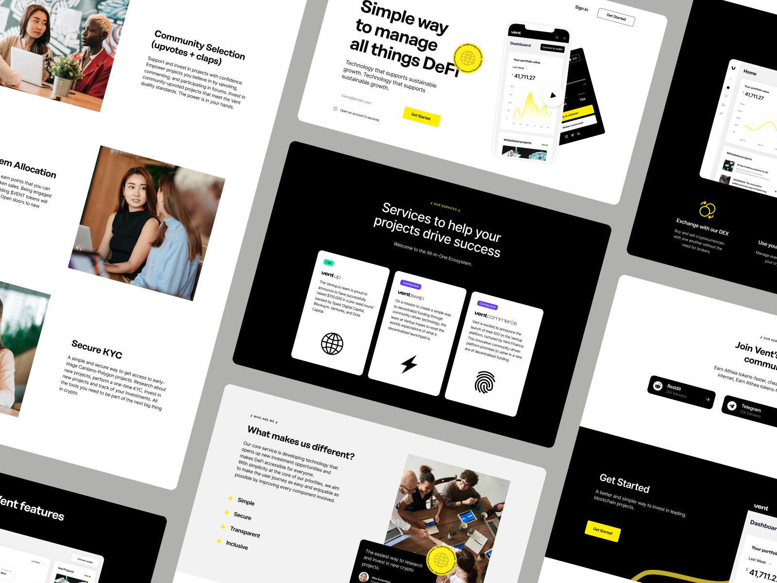Vent – Landing Page by Stefan Tosic for bazen. on Dribbble