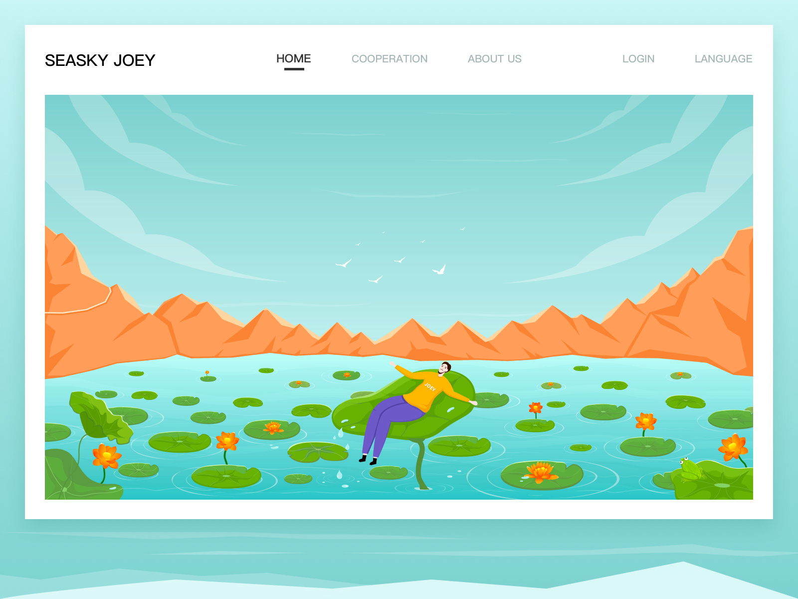 SEASKY by Joey Tang on Dribbble