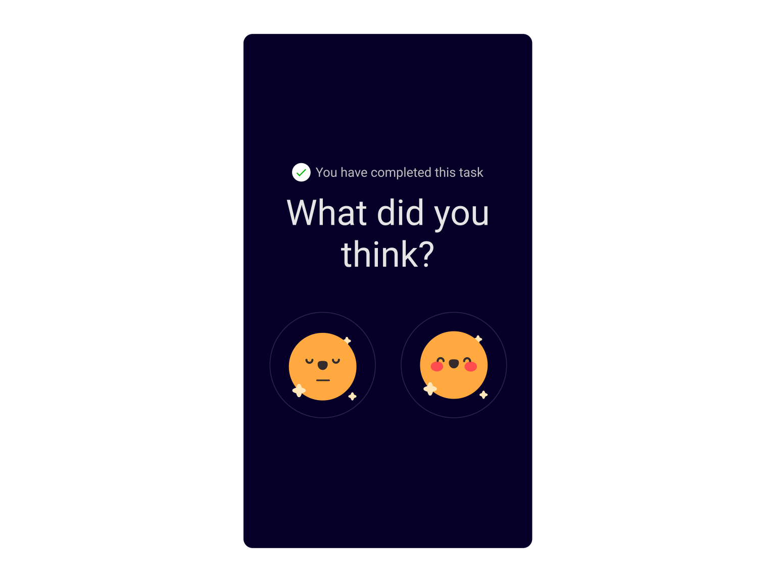 Day 32: Feedback Screen by Sonali Kshirsagar on Dribbble