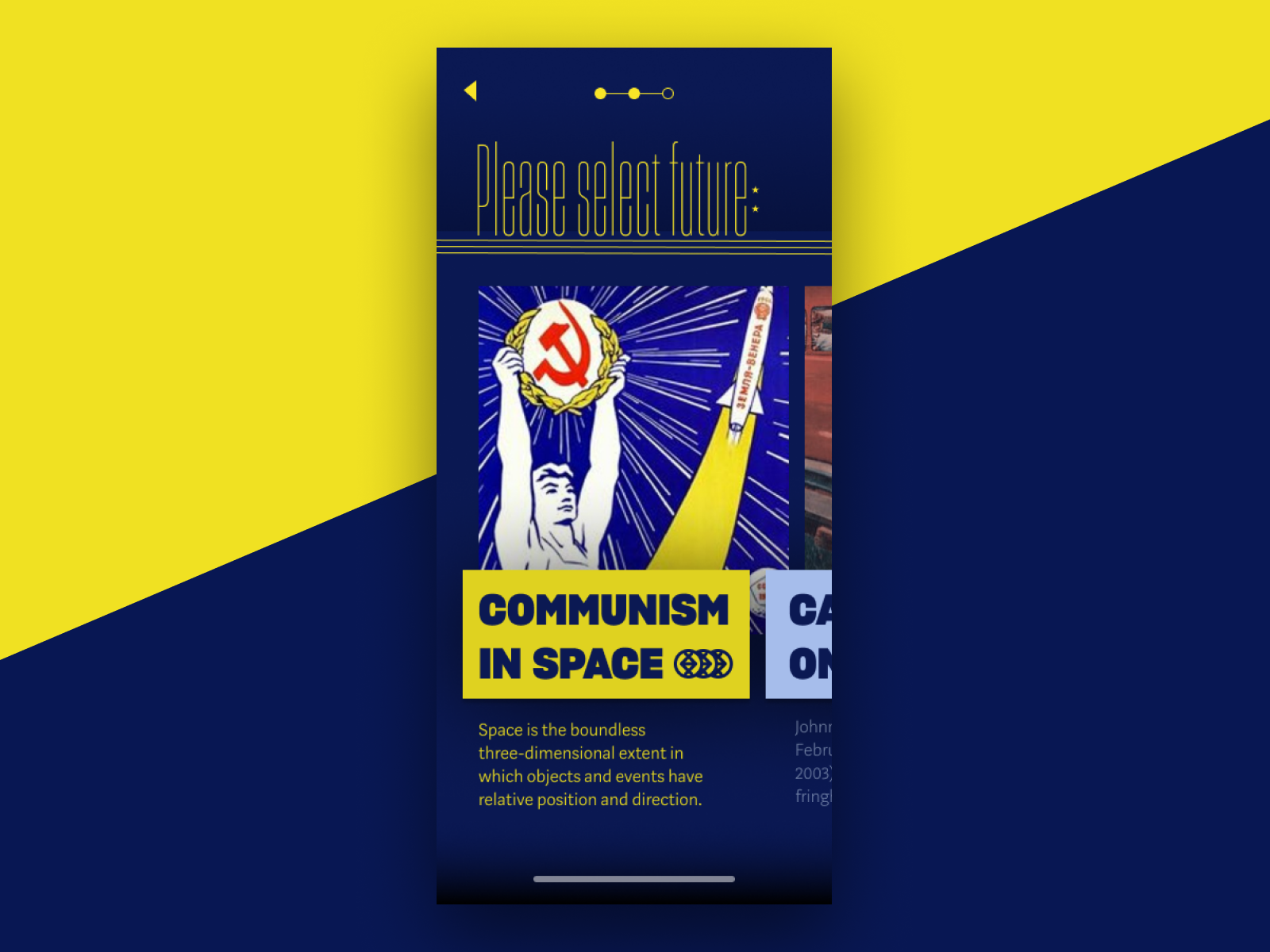 Please Select Future by Benjamin Hersh on Dribbble