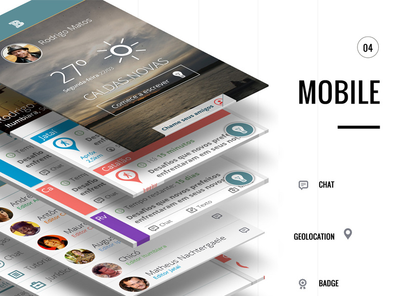 Journalism app by Renato Lacerda on Dribbble