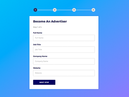 Multi Step Form by Lydia Kowalski on Dribbble