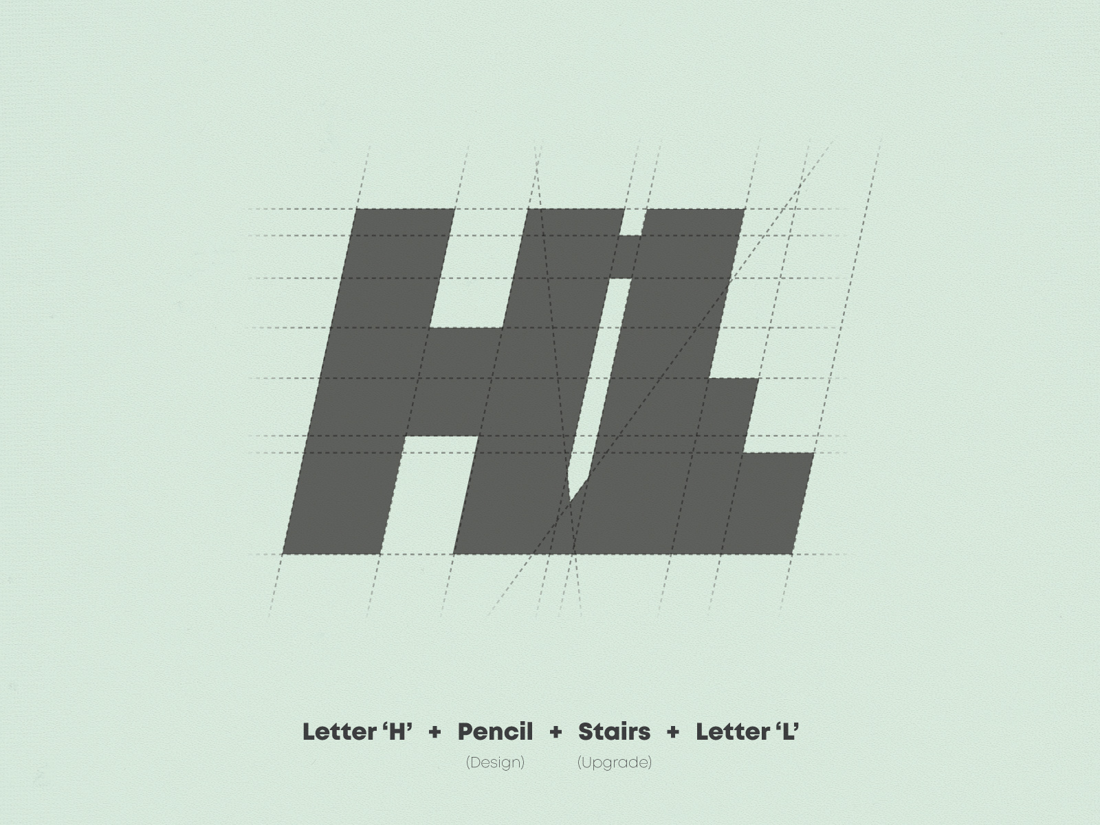 HL Lettermark - Concept & Construction by Hasny Ameen on Dribbble