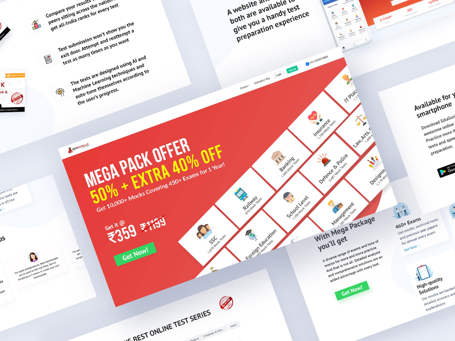 Offer Landing Page by Sameer Mohsin on Dribbble