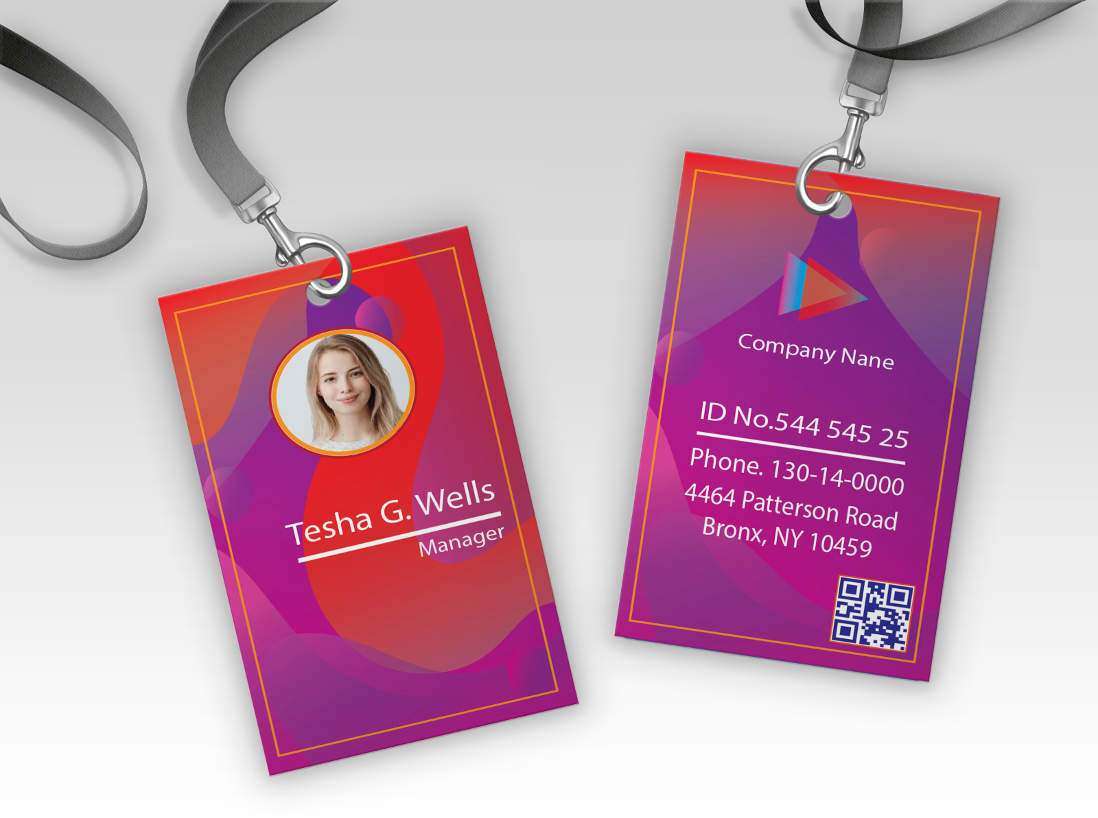 Minimal Id Design by Md Ahmed Rubel on Dribbble