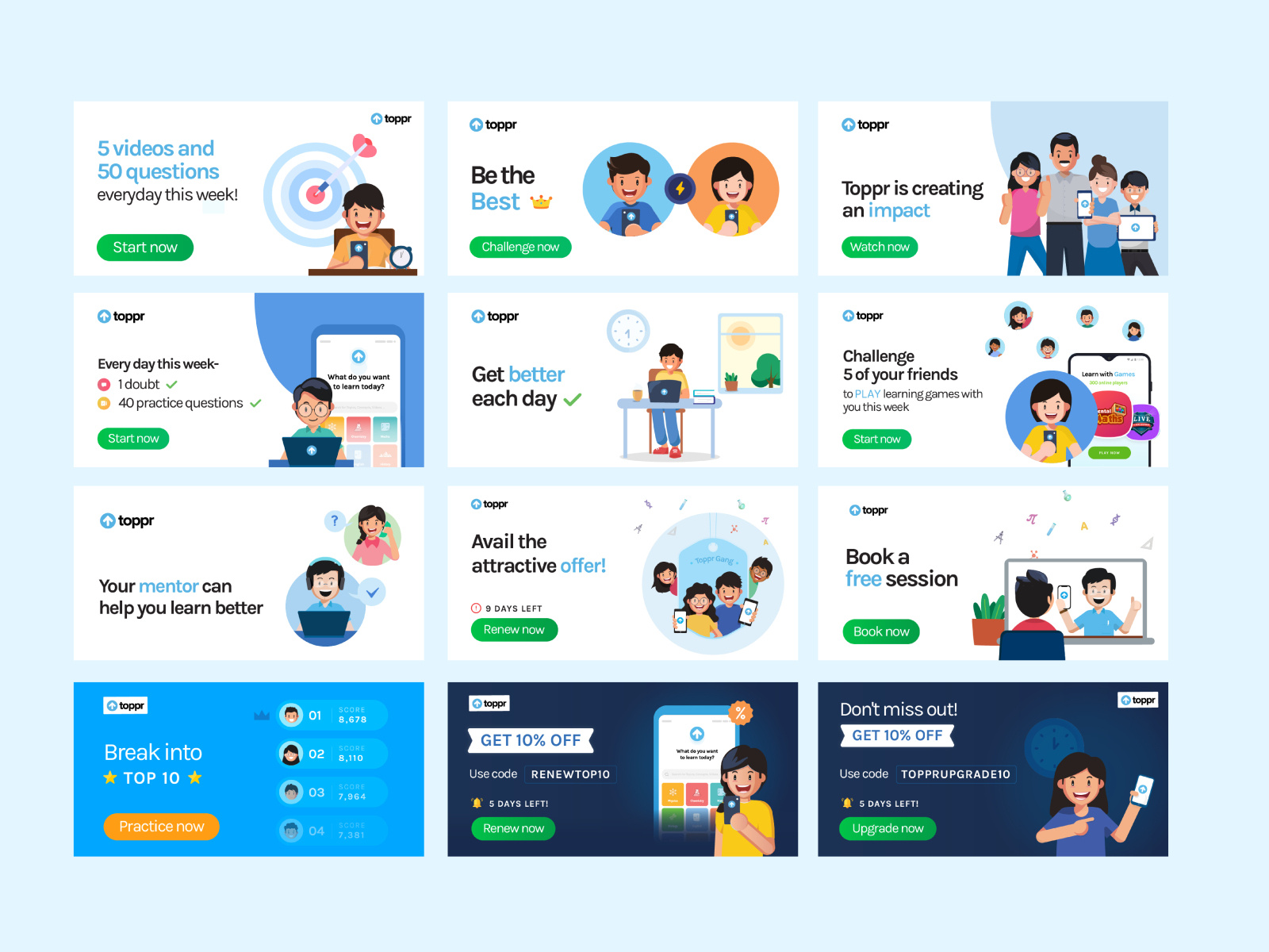 Push notification design by Iti Ranga on Dribbble