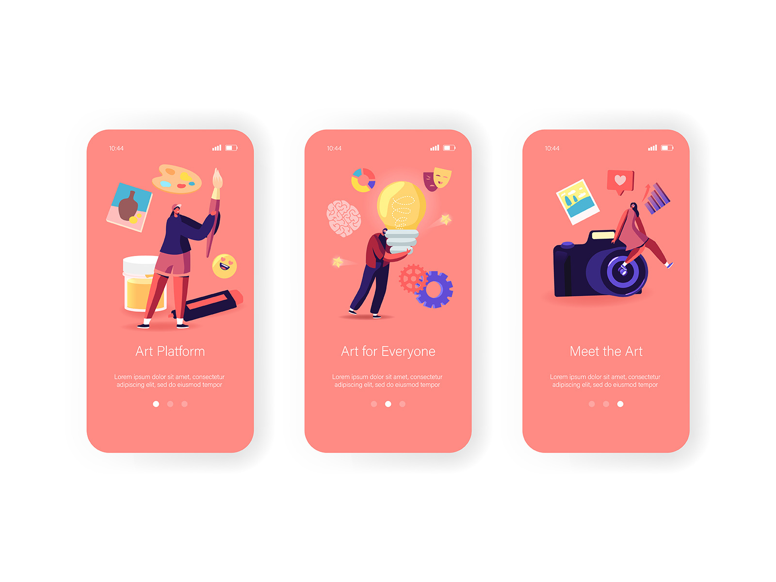 Art Platform Mobile App by iVector Studio on Dribbble