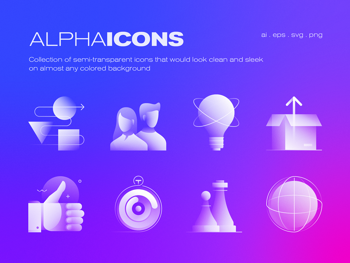 Alpha Icons Collection by Anatolii Babii 🇺🇦 on Dribbble