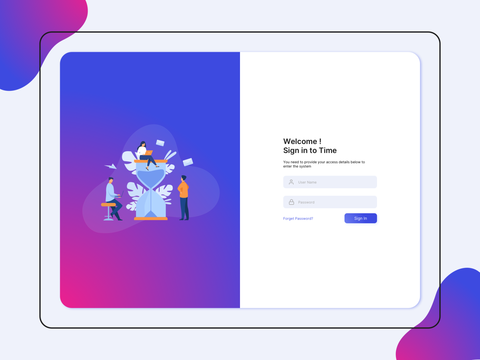 Sign In by POOJA GUPTA on Dribbble