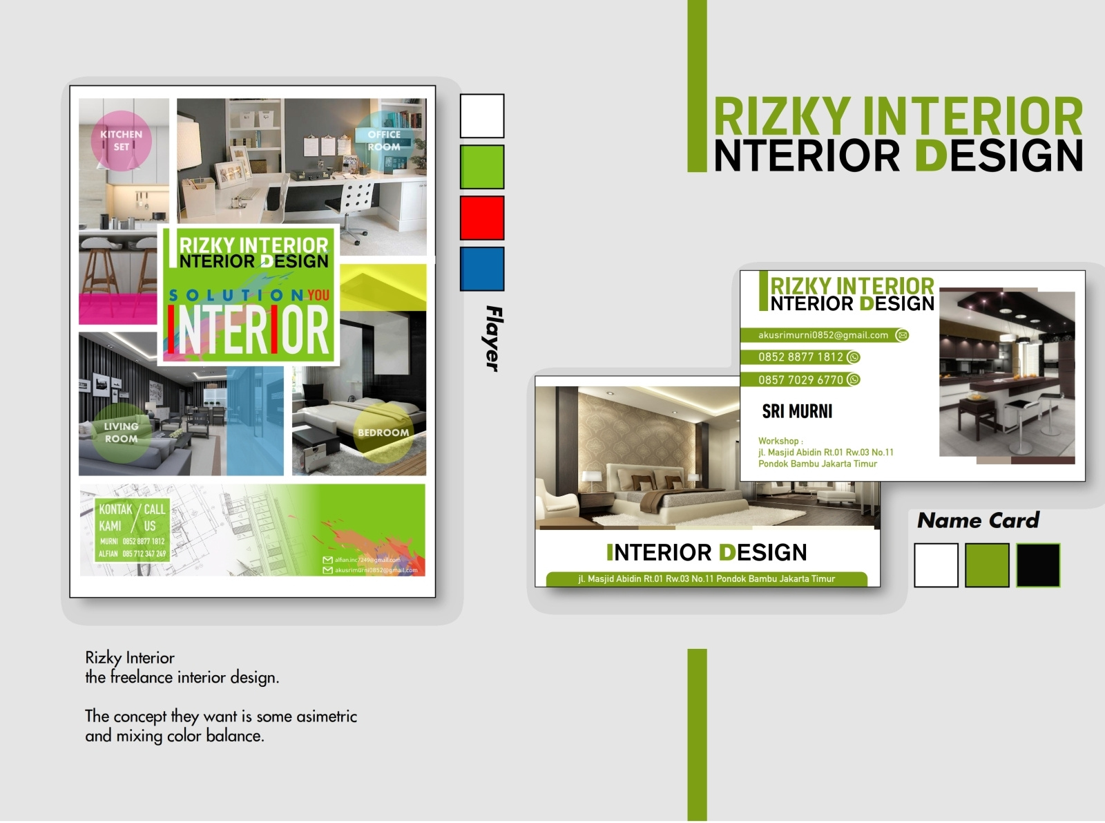 Advertising Design - Rizki Interior by Ibrahim Musa on Dribbble