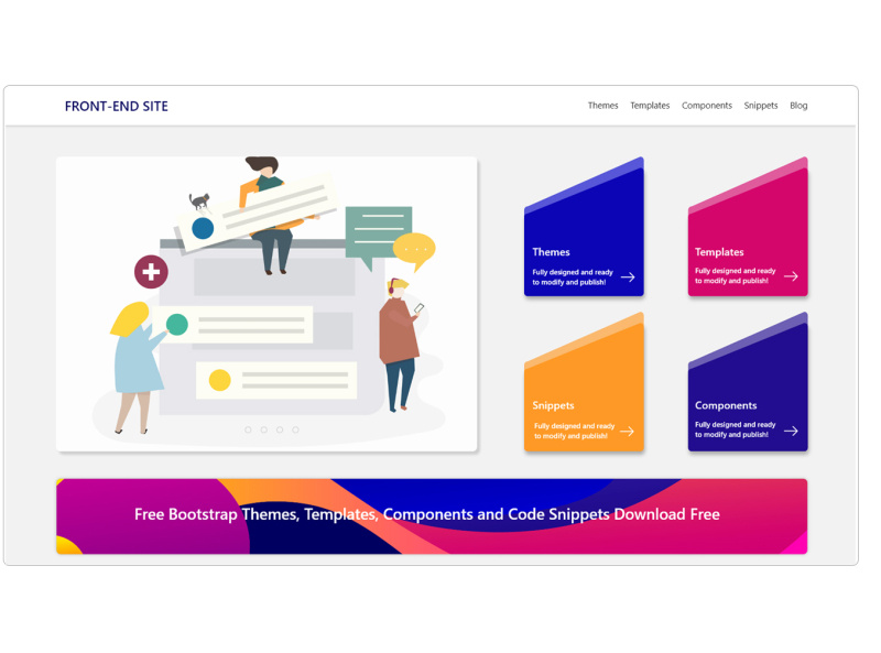 Front-end Site by Girraj Choudhary on Dribbble