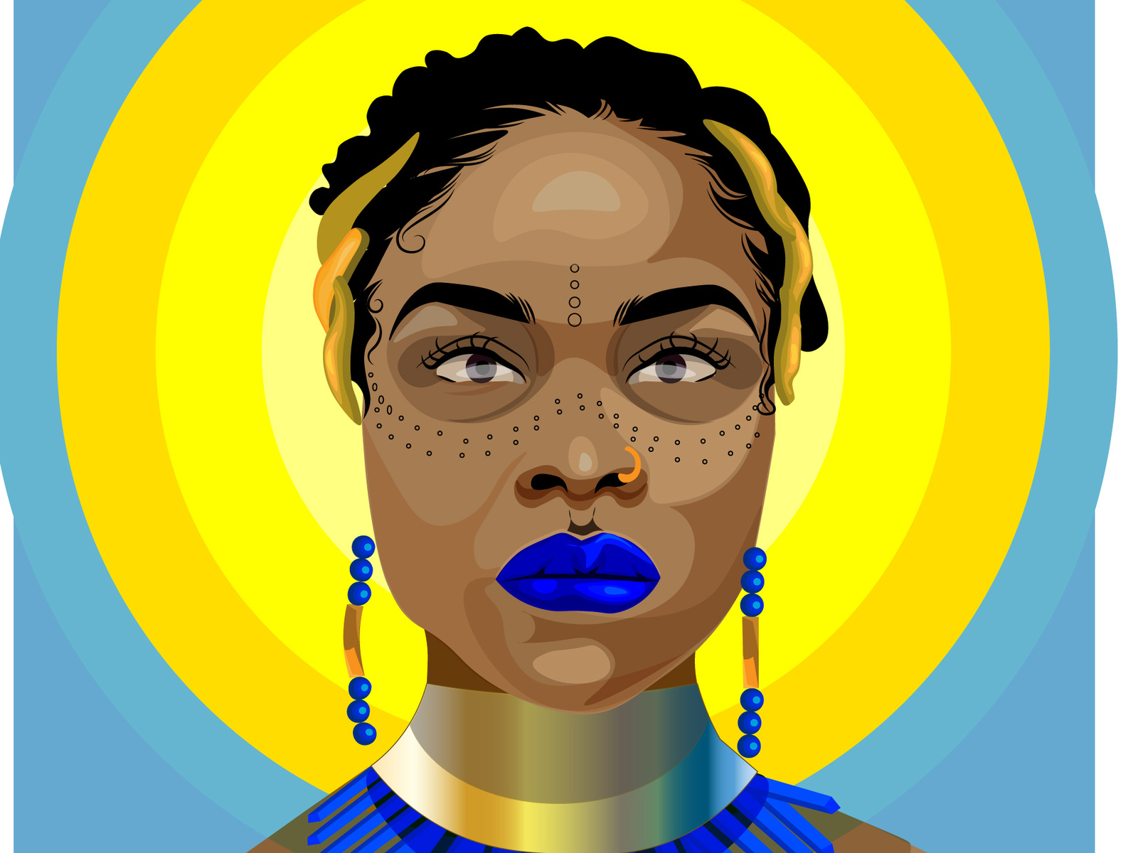 Sun Queen by Mudiwa Art on Dribbble