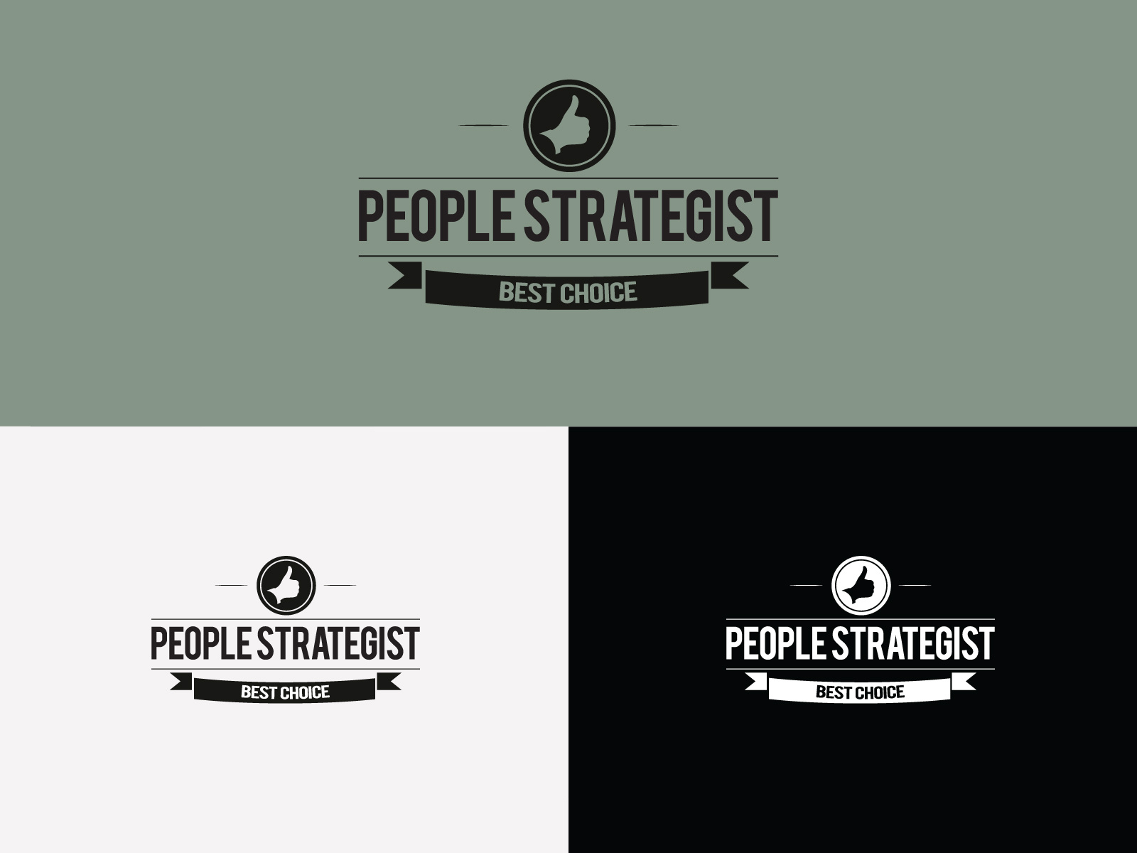 People Strategist - Logo by Ivan Rodic on Dribbble