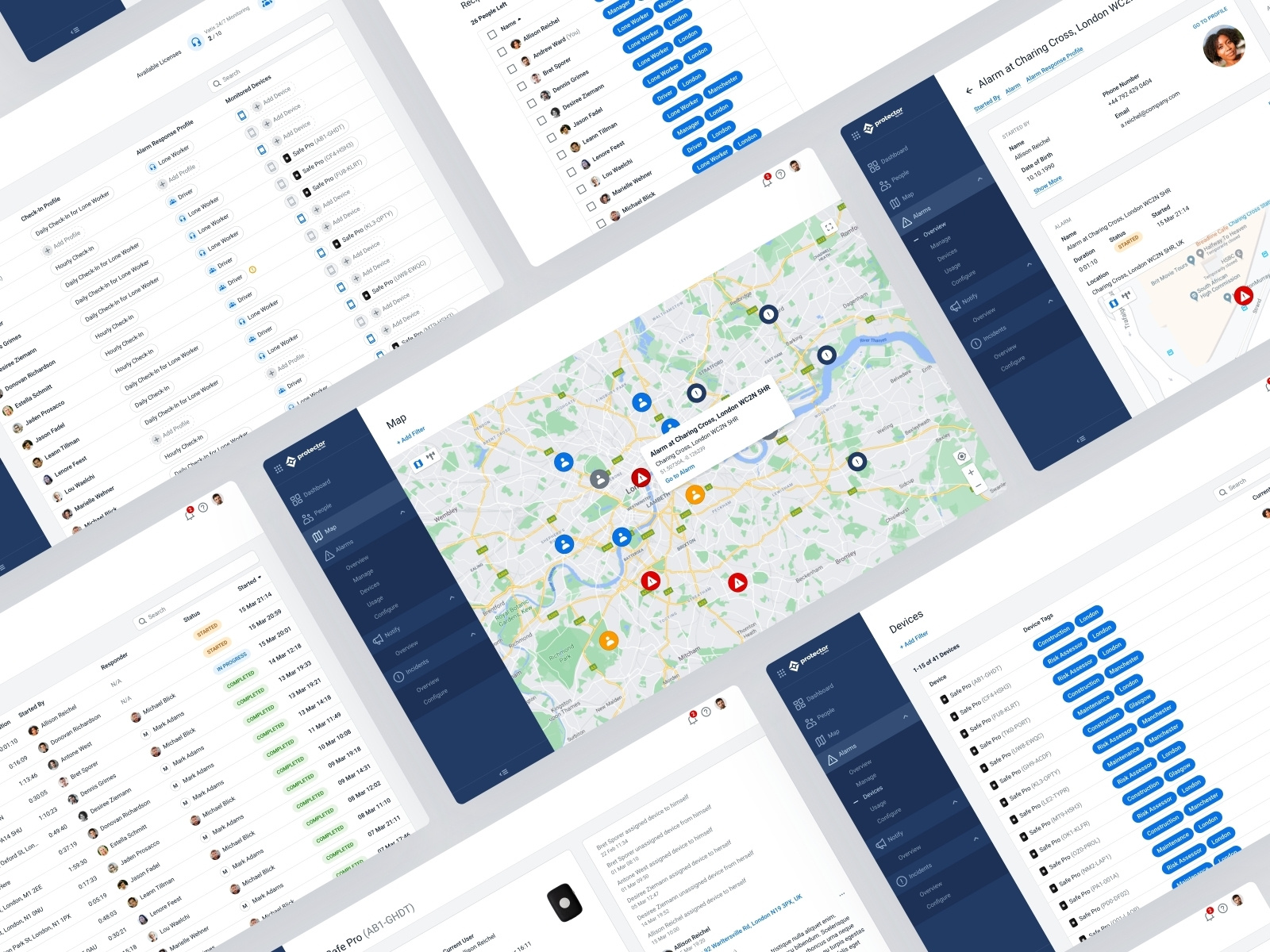 Protector Web App by Sergey Karpuk on Dribbble