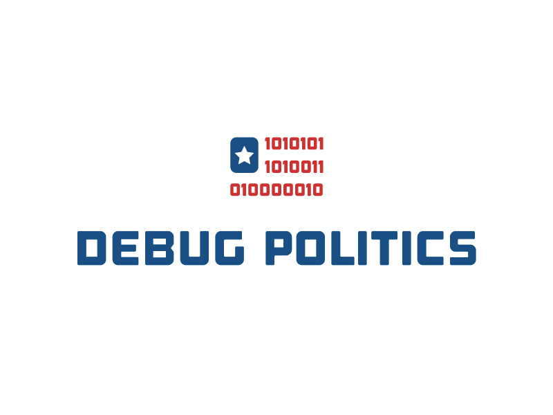 Debug Politics Logo WIP by Dan Hess on Dribbble