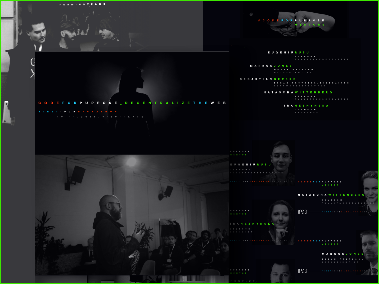 IPDB hackathon design case study is coming by Ira Nezhynska on Dribbble