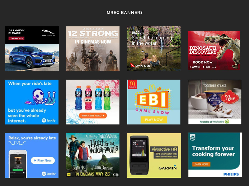 MREC Banners by Navneet Kakvipure on Dribbble