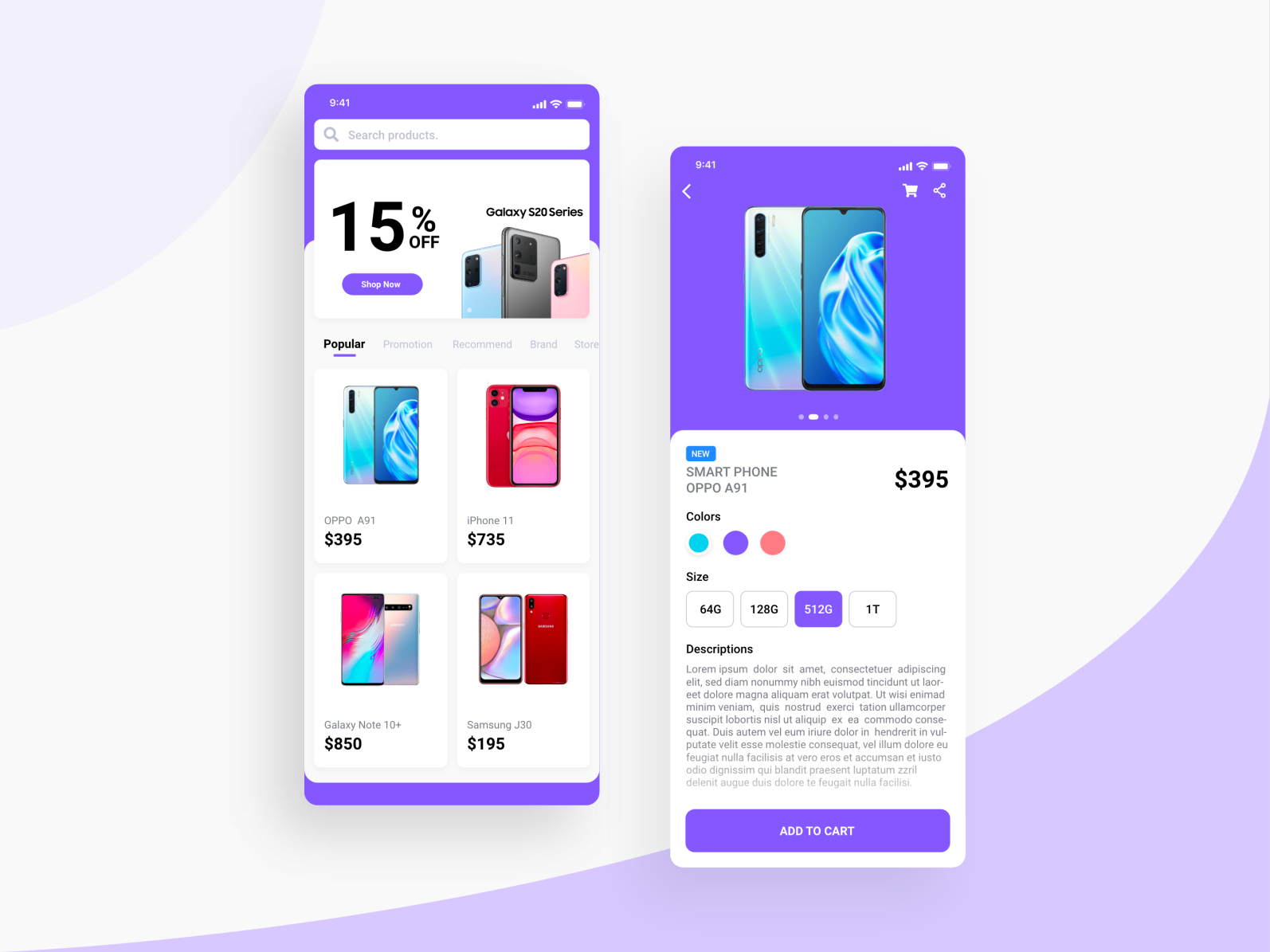 Phone Shop by Chheng Designer on Dribbble