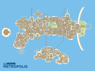 Dc Universe Online City Maps