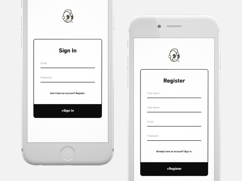 Sign Up / Register by Robert Finch on Dribbble