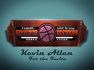 Thank you Kevin Allen by Melvinyl on Dribbble