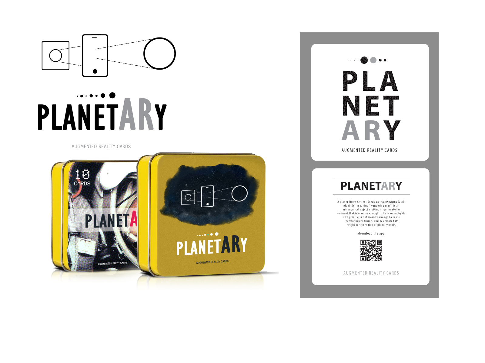 planetARy - augmented reality cards by Yiannis Stilos on Dribbble