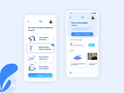 well being app by David Mihalache on Dribbble