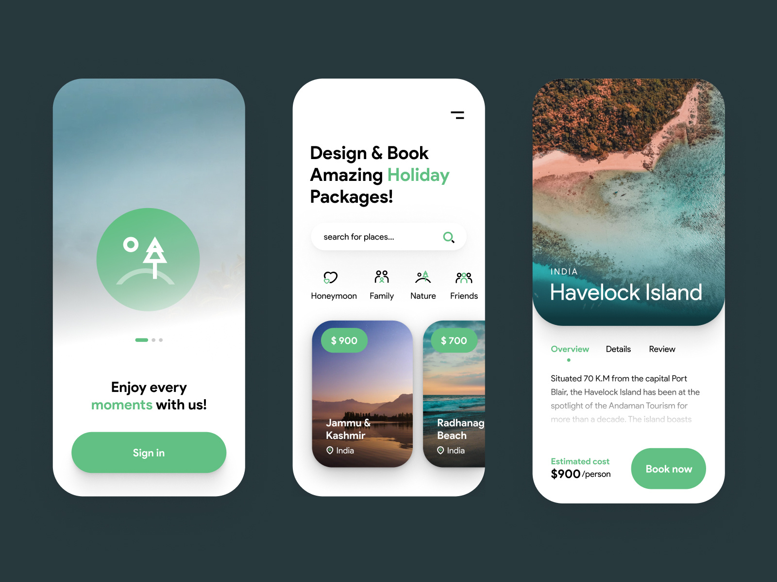 Holiday Packages - Mobile App by sumit chakraborty on Dribbble