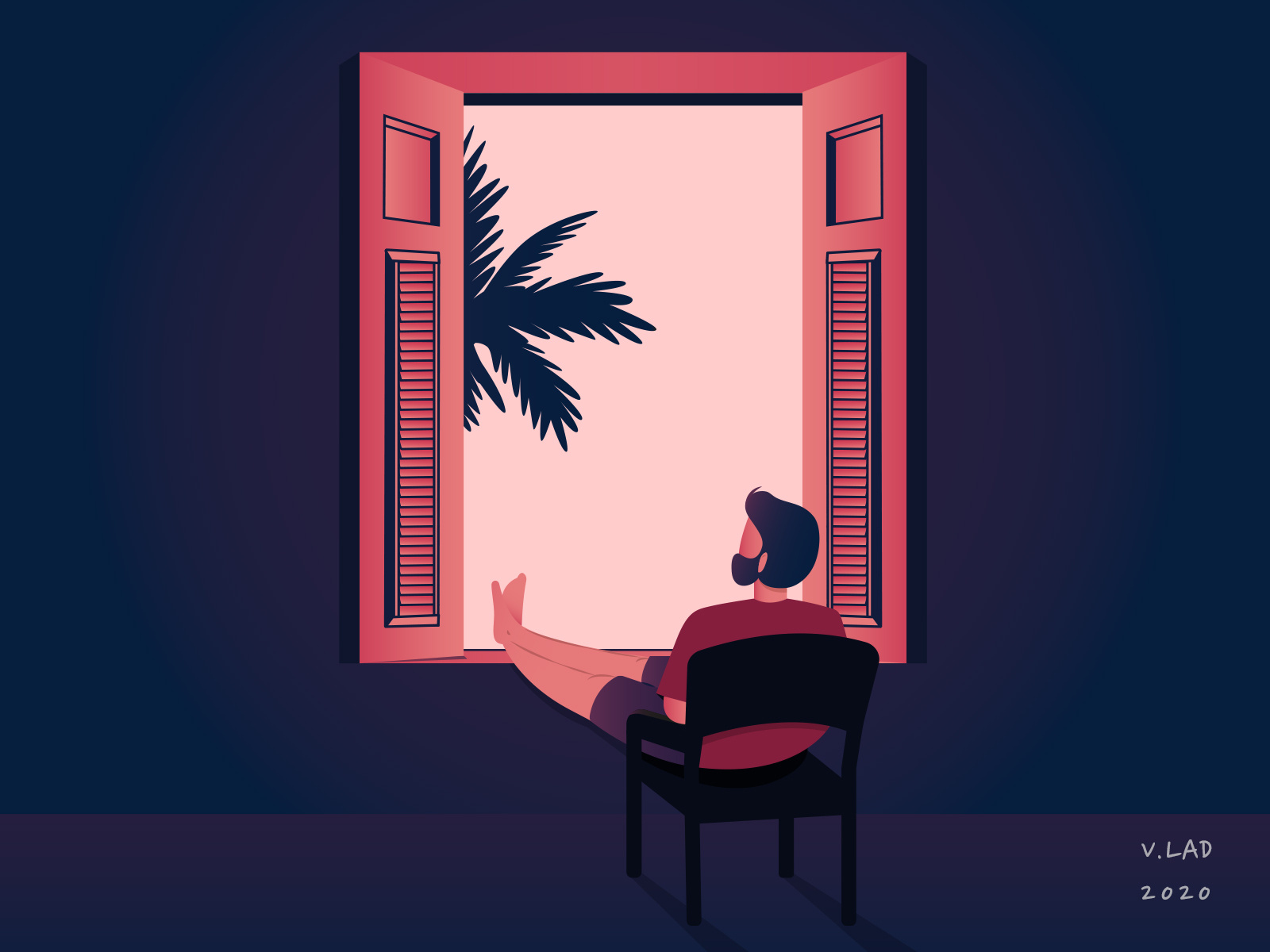 An Evening Chill by Vivek Lad on Dribbble