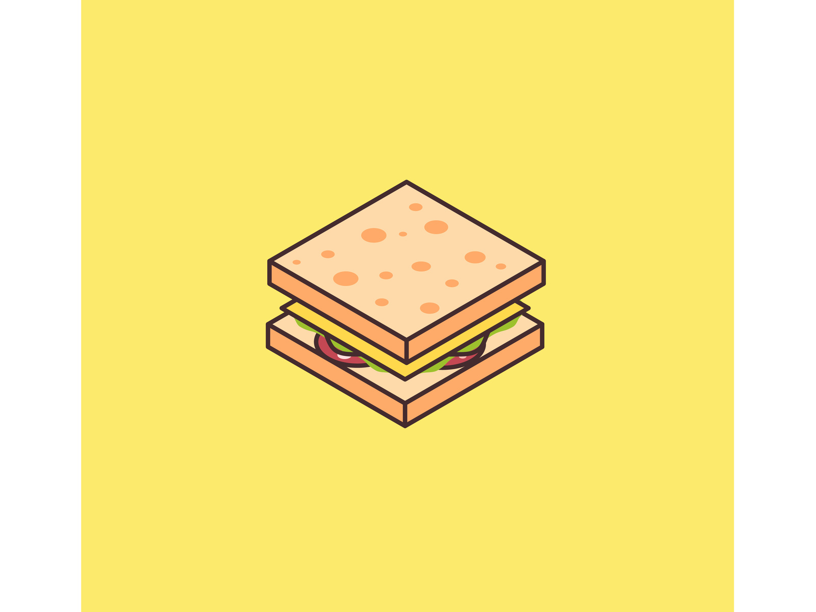 Sandwich Post by HKR. on Dribbble