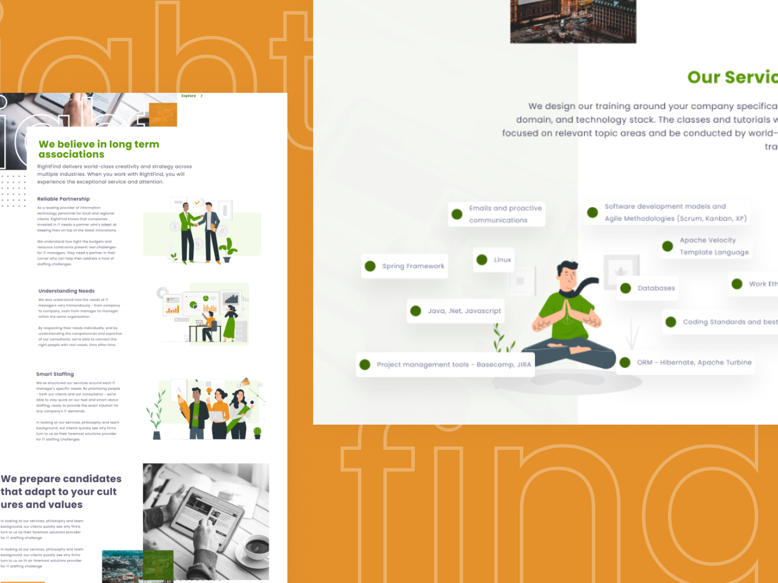 Services Section concept by rosan yonghang on Dribbble