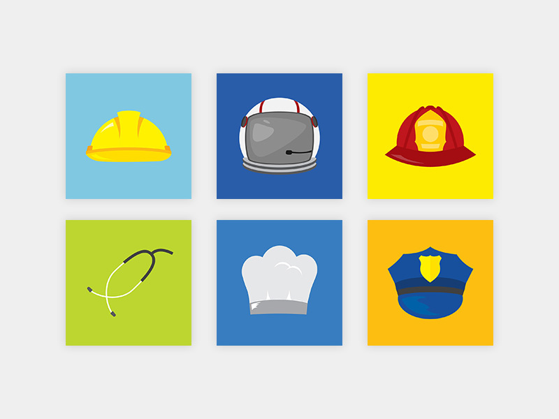 UI Design - Occupational icons by Mel RGD @ AOM Creative on Dribbble